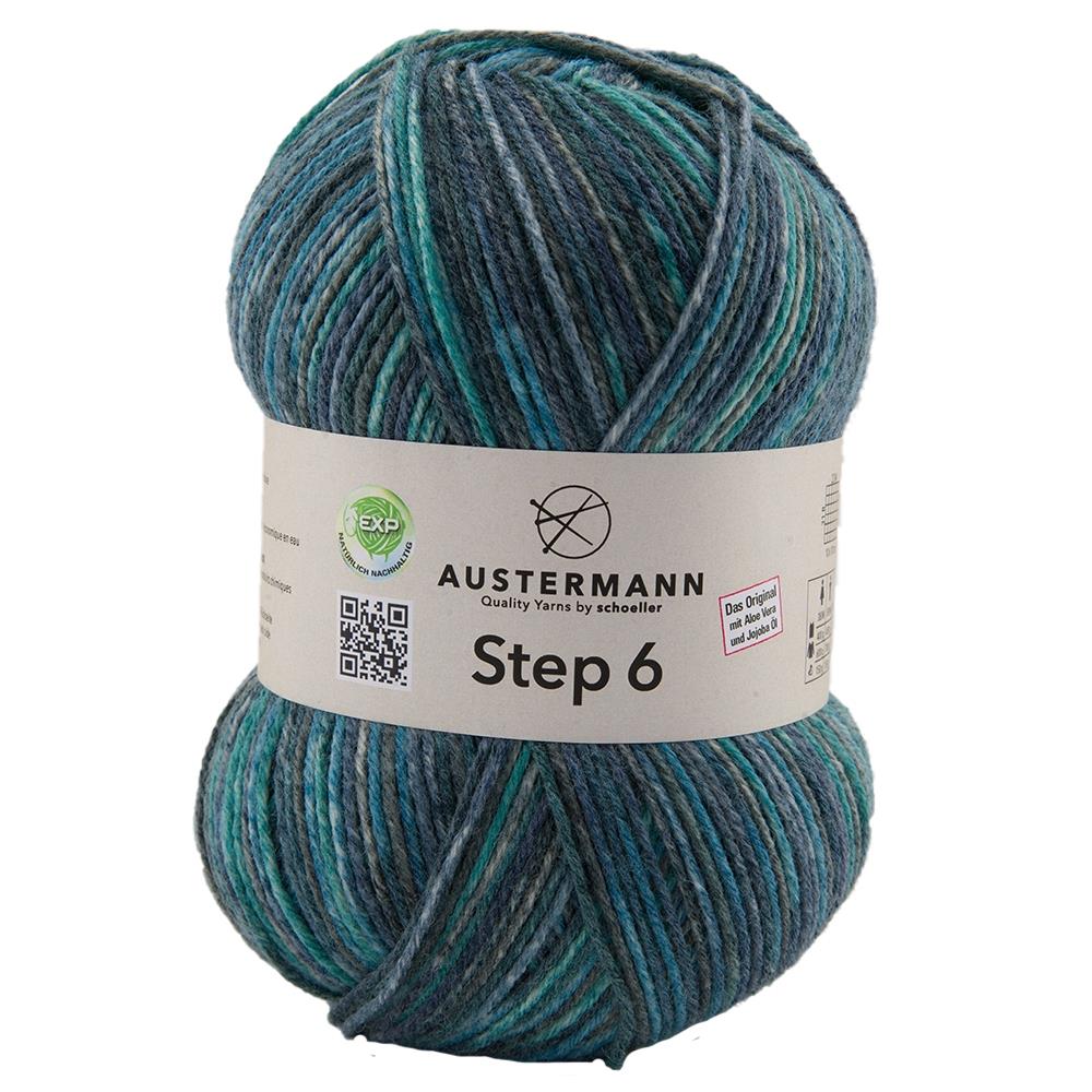 Step 6 Color Exp | 6-ply sock yarn | 410M - 150G | 739 - Petrol ...